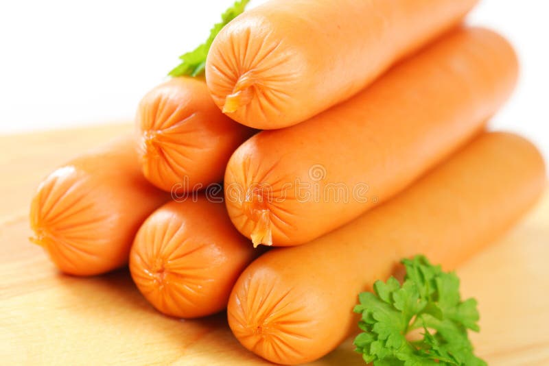 Weense worstjes stock afbeelding. Image of peterselie - 32843979