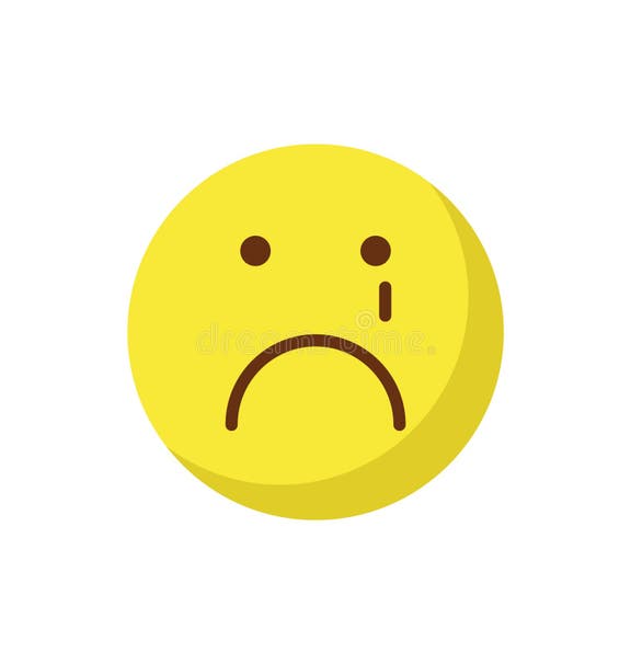 Weeping, Sad Color Vector Icon Which Can Edit Easily Stock Vector ...