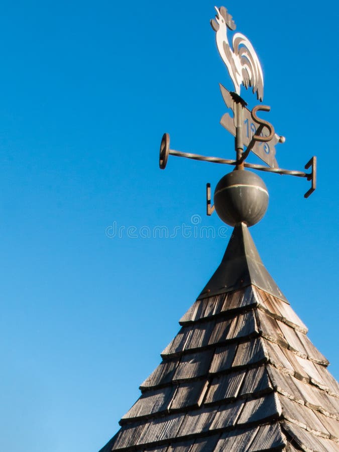 Weerhaan, De Richtingsdecoratie Van De Windwijzerwind Stock Foto ...