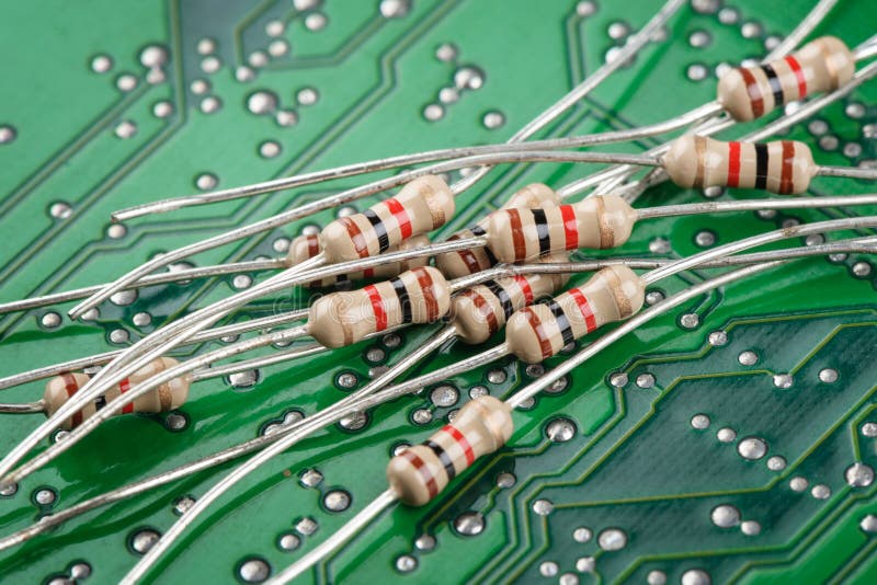 Hoopweerstanden Met Verschillende Weerstand, Elektronische ...