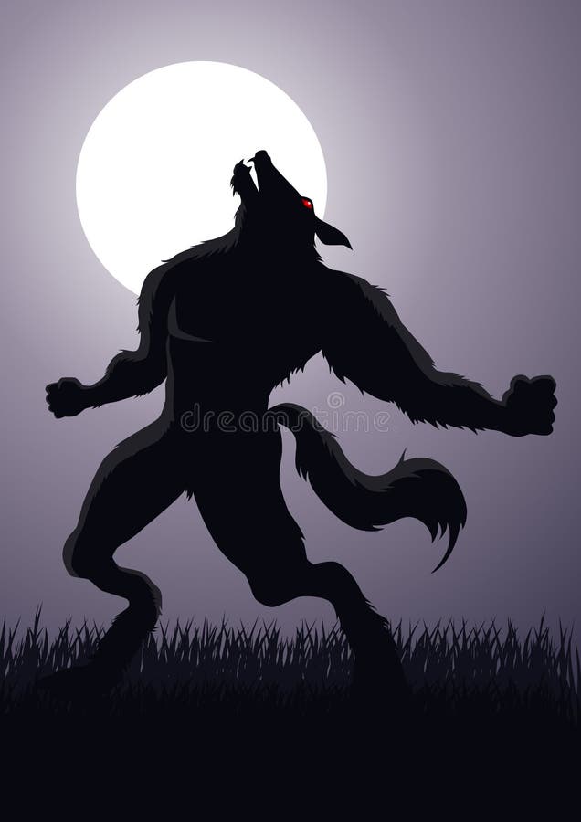 Weerwolf vector illustratie. Illustration of mens, onzichtbaar - 22119229