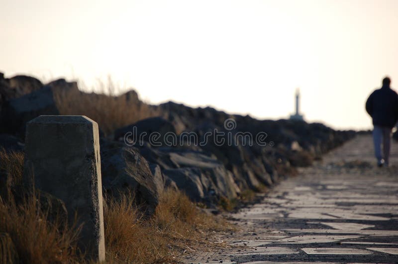 Weg gehen stockbild. Bild von perspektive, plasterung - 1068569