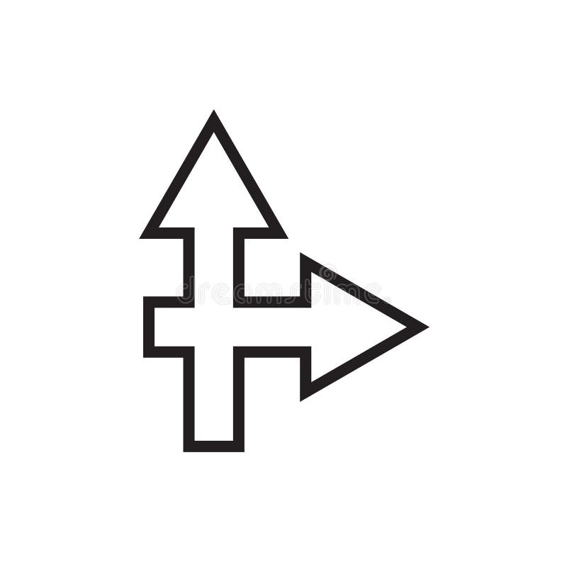 Wegweiser-Symboldesign-Vorlagenvektor Isoliert Vektor Abbildung ...