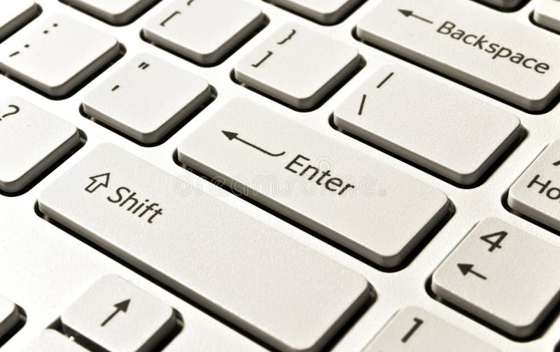 ENTER-Taste stockbild. Bild von taste, enter - 17616081