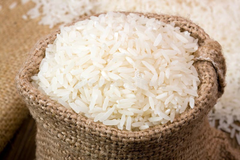 Weißer langer Reis stockbild. Bild von gesund, getreide - 17346899