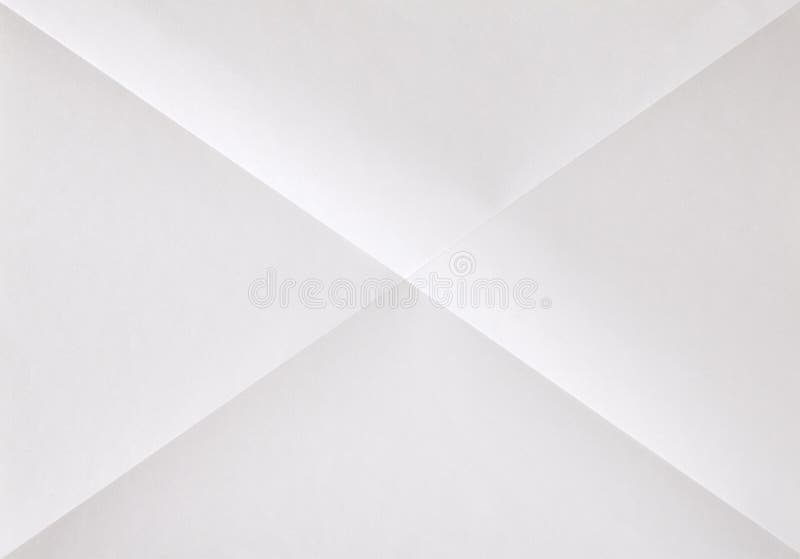 Weißes Blatt Papier Gefaltet Stockfoto - Bild von leerzeichen, seite ...