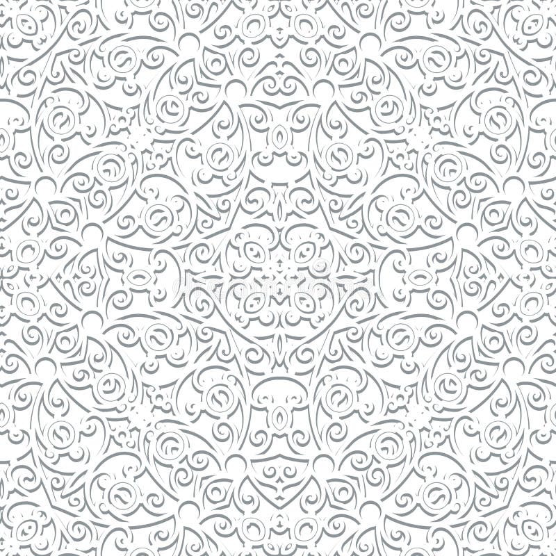 Weißes Muster vektor abbildung. Illustration von latten - 34564461