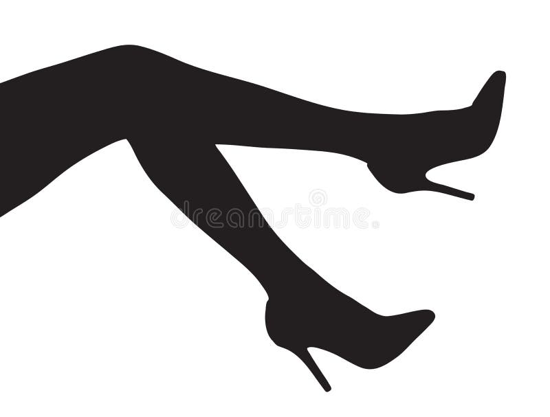 Frauenbeine Grafisches Symbol Vektor Abbildung - Illustration von nana ...