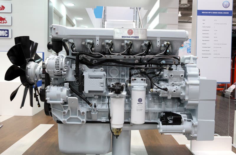 Weichai Diesel Engine for Trucks Editorial Photo - Image of engine ...