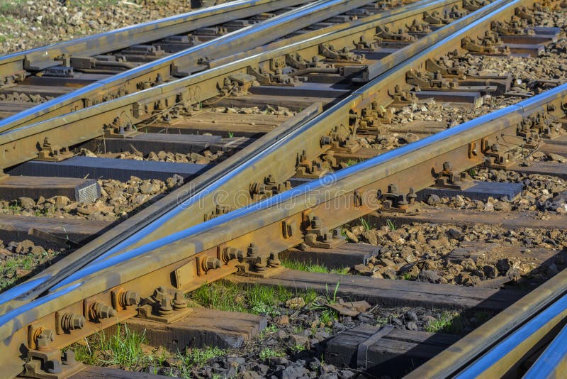 Weiche stockfoto. Bild von bahnhof, entscheidung, eisenbahn - 51089902