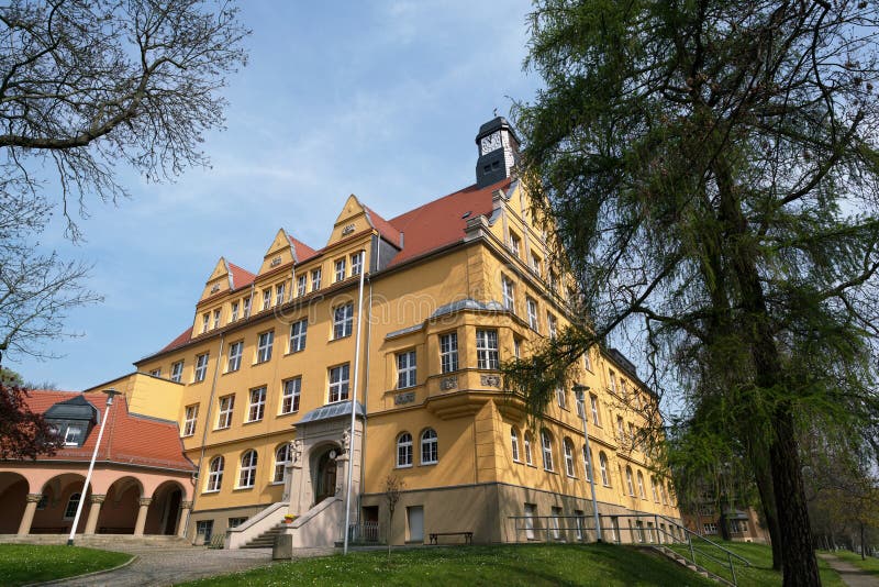 Weida Germany 13 May 2018: State Regular School Max Greil Editorial ...