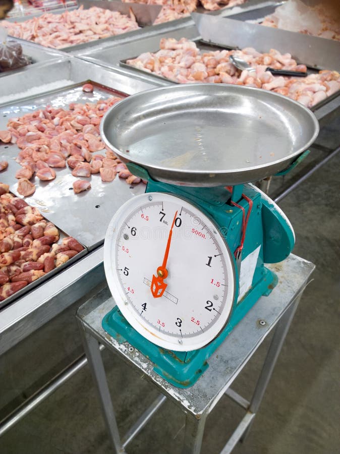 Weighing Chicken To Meal Prep Stock Image - Image of prep, food: 226016037
