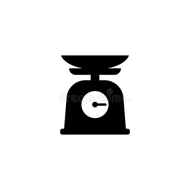 Weighing icon stock vector. Illustration of pictogram - 282878359