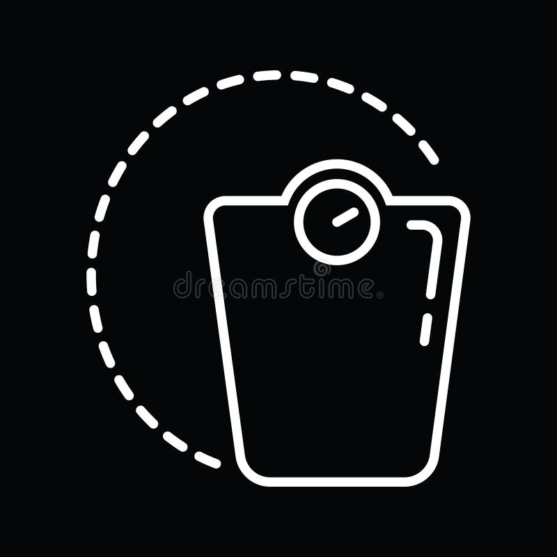 Weighing Machine. Vector Illustration Decorative Design Stock Vector ...