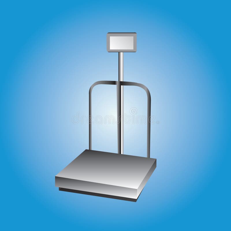 Weighing Machine. Vector Illustration Decorative Design Stock Vector ...