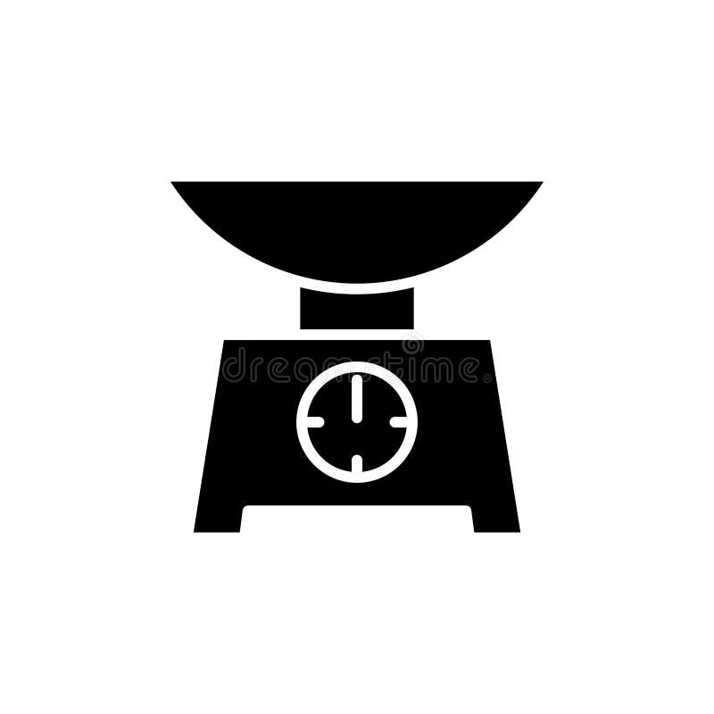 Weighing Scale Icon Vector on Trendy Design Stock Illustration ...
