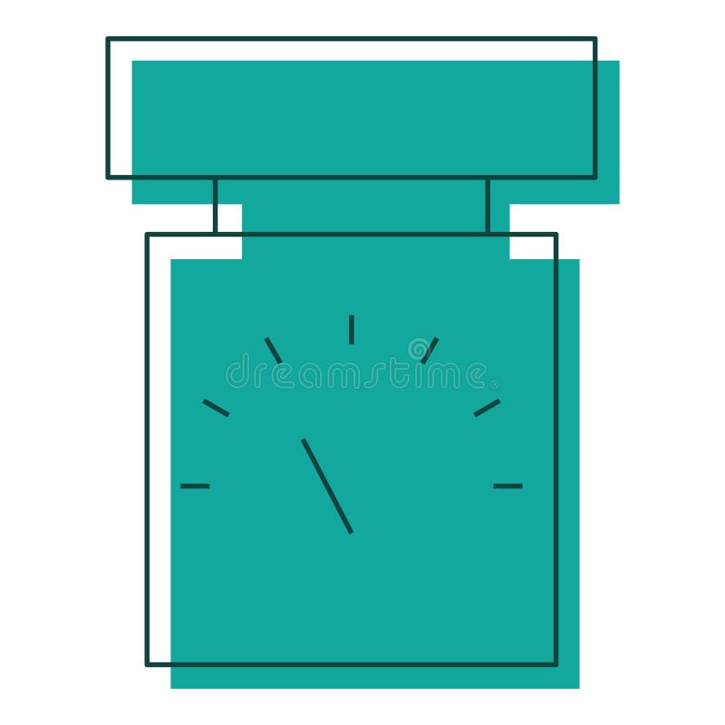 Weighing Scale. Vector Illustration Decorative Design Stock Vector ...