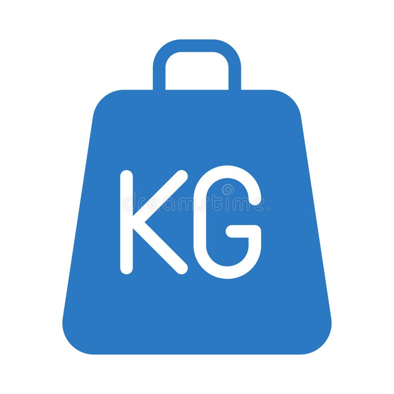 Weight Glyph Colour Vector Icon Stock Vector - Illustration of graphic ...