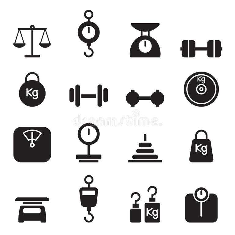 Weight Icon Stock Illustrations – 188,530 Weight Icon Stock ...