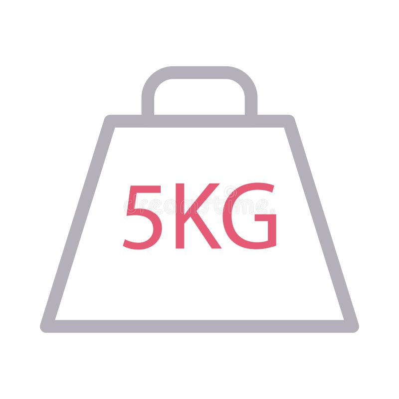 Weight Colour Line Vector Icon Stock Vector - Illustration of colour ...