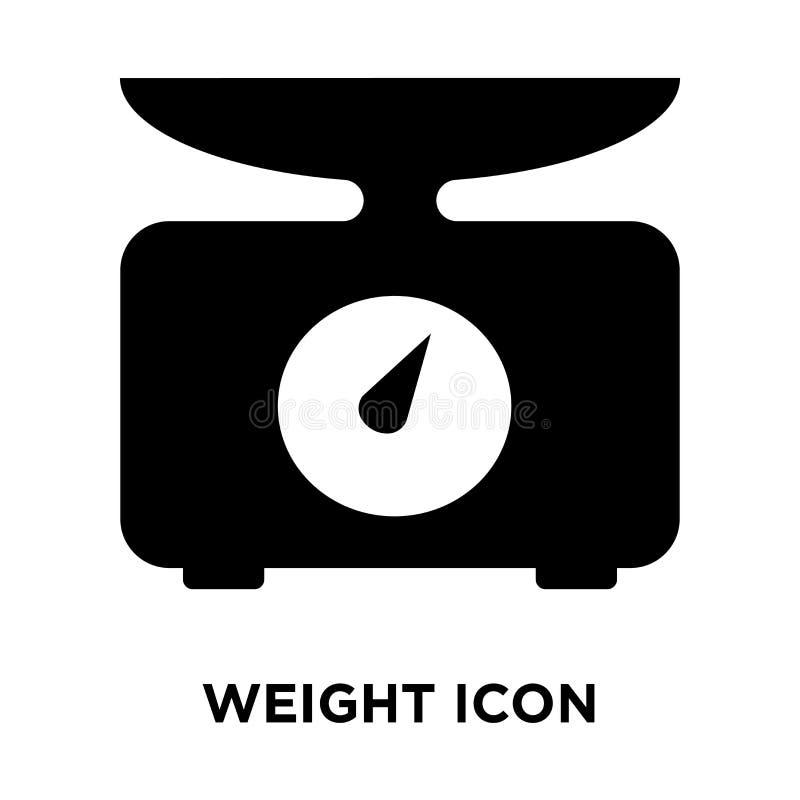 Weight Icon Vector Isolated on White Background, Logo Concept of Stock ...