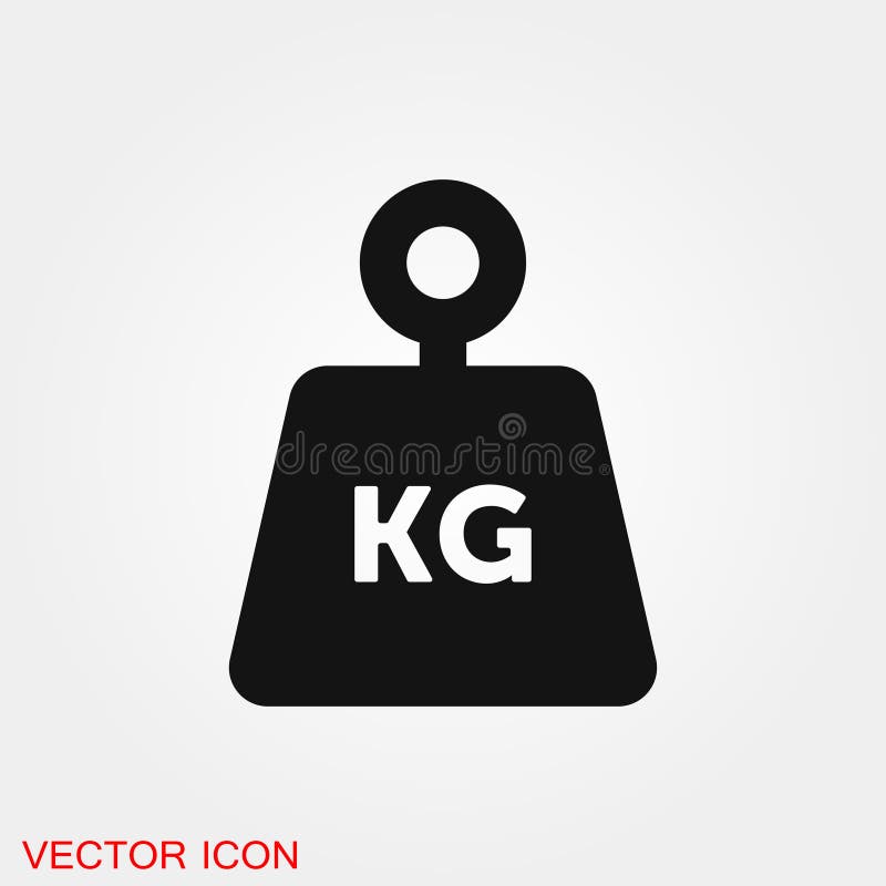 Weight Icon Vector Sign Symbol for Design Stock Illustration ...