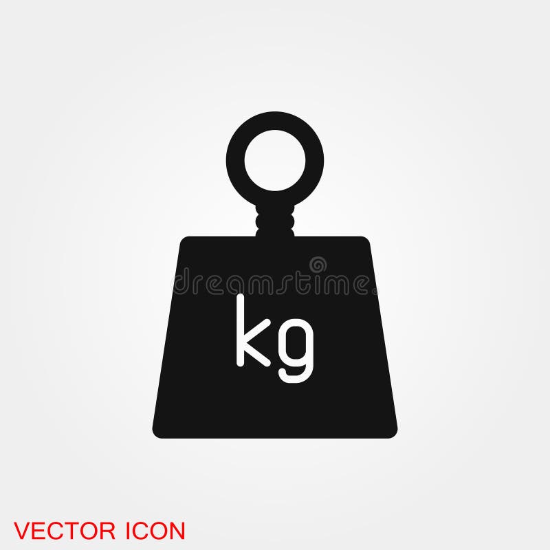 Weight Icon Vector Sign Symbol for Design Stock Illustration ...