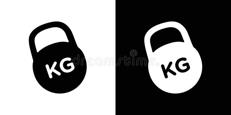 Weight Kilogram Icon Isolated Flat Vector in Outline Stock Vector ...