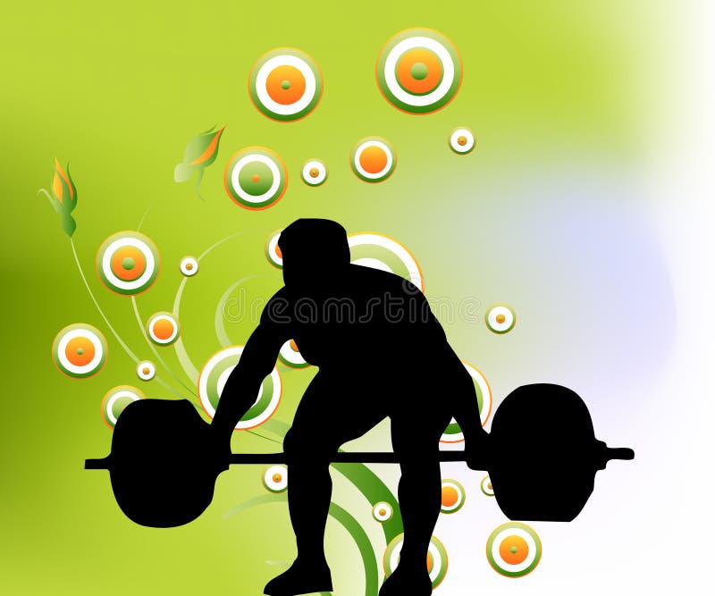 Weight Lifting Dragon Cartoon Symbol Stock Illustration - Illustration ...