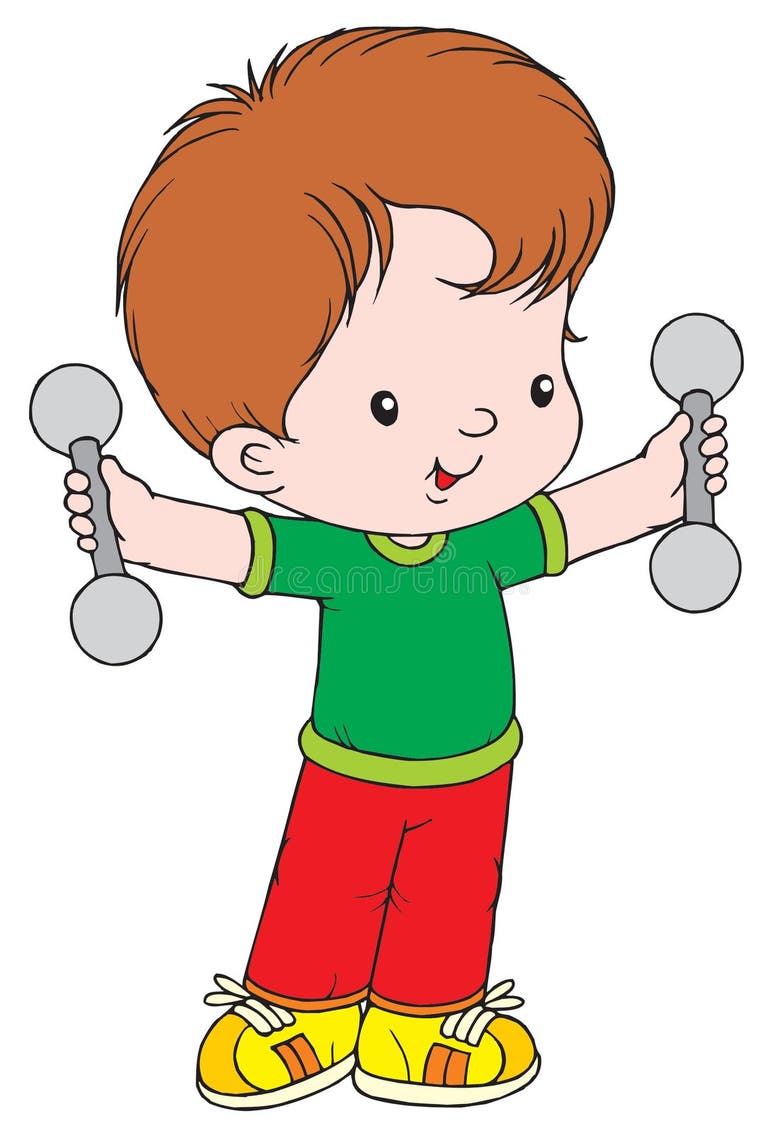 Weight Lifting Kid Stock Illustrations – 362 Weight Lifting Kid Stock ...