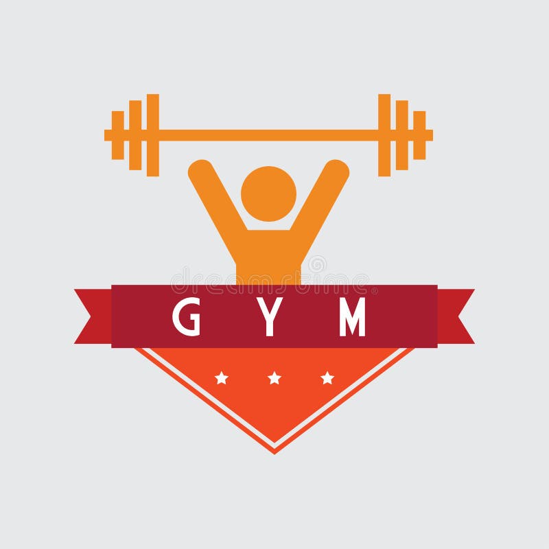 Weight lifting design stock vector. Illustration of workout - 44859894