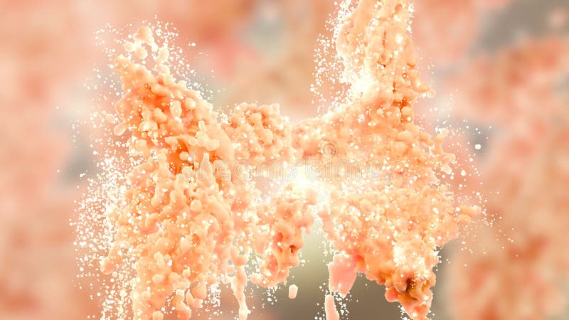 Weight Loss. Fat Burn in Human Tissue, Adipose Connective Tissue, Fat ...