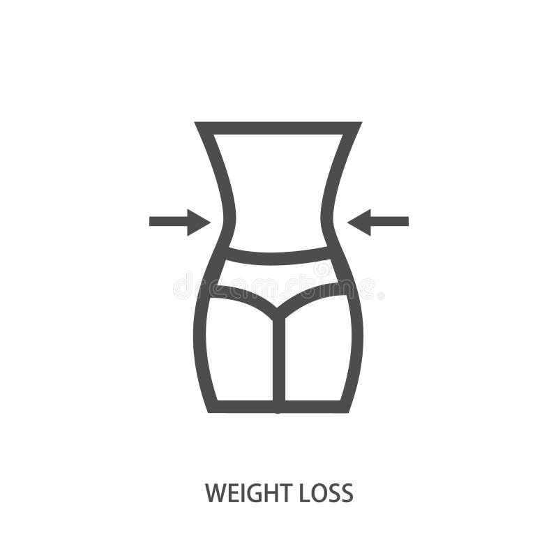 Weight loss icon stock vector. Illustration of kilo, gauge - 83645101