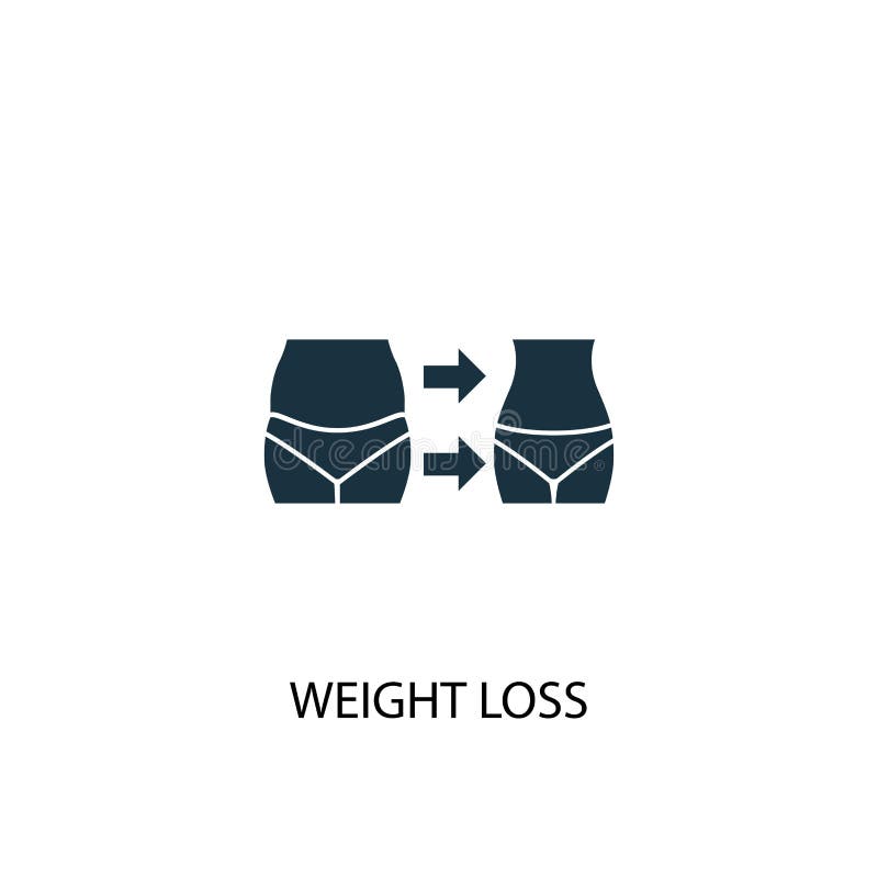 Weight Loss Icon. Simple Element Stock Vector - Illustration of icon ...