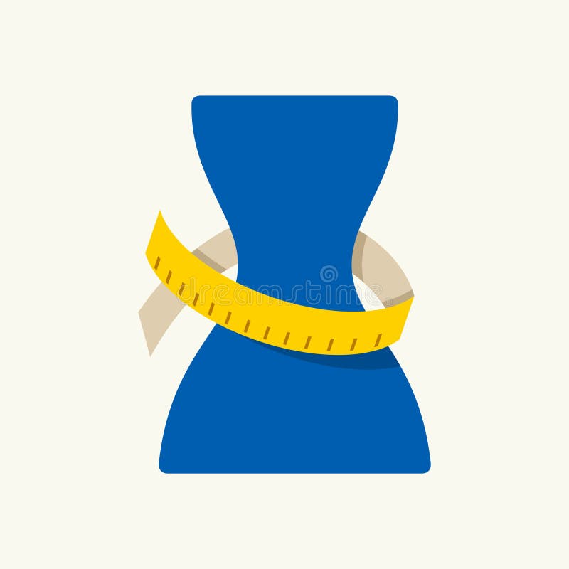 Weight Loss Icon. Vector Illustration Stock Vector - Illustration of ...