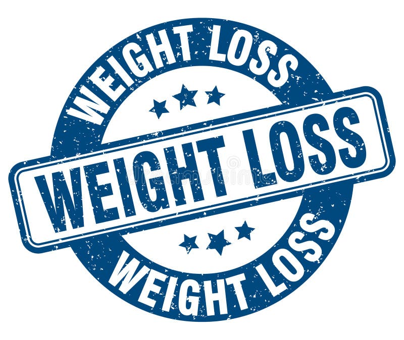 Weight Loss Stamp. Weight Loss Label. Round Grunge Sign Stock Vector ...