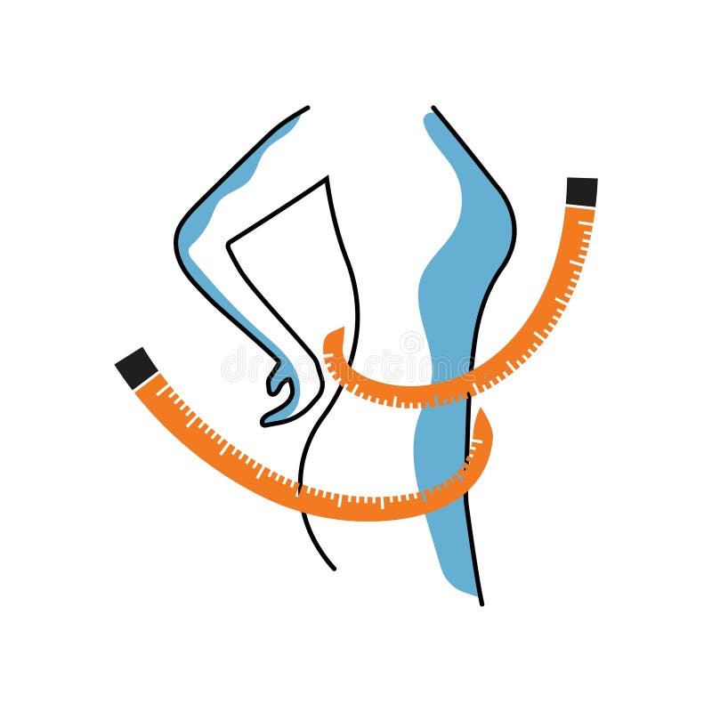 Weight Loss Vector Flat Design Stock Illustration - Illustration of ...