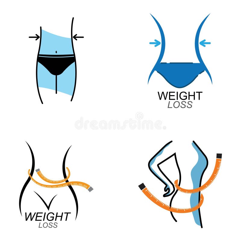Weight Loss Vector Flat Design Stock Illustration - Illustration of ...