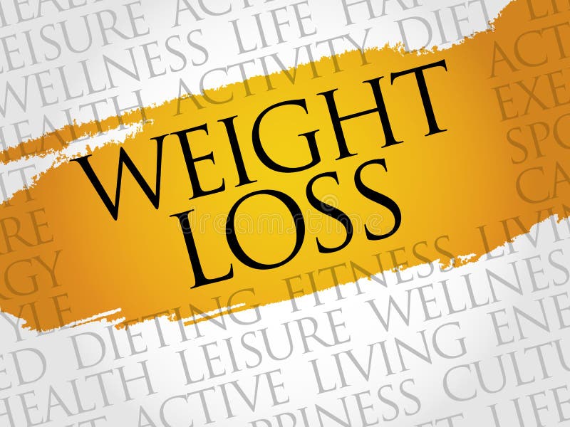 Weight Loss word cloud stock illustration. Illustration of lifestyle ...
