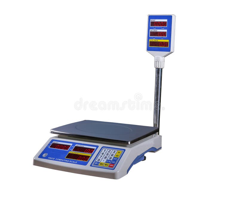 Weight machine stock image. Image of base, product, isolated - 101265555