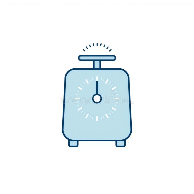 Weight Management Icon: Modern Scale Balance Vector. Generative AI ...