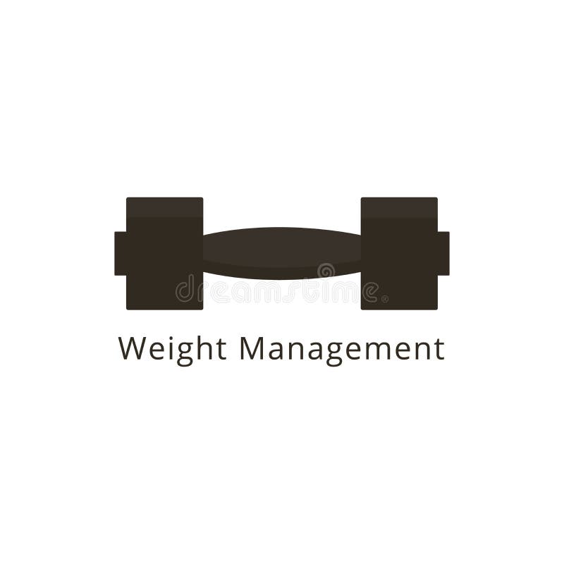Weight Management Icon stock vector. Illustration of symbol - 111613327