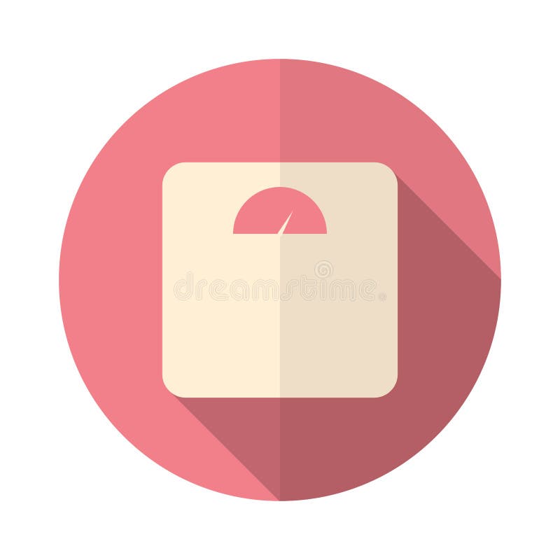 Weight Measure Scales Flat Icon Vector Design Stock Vector ...