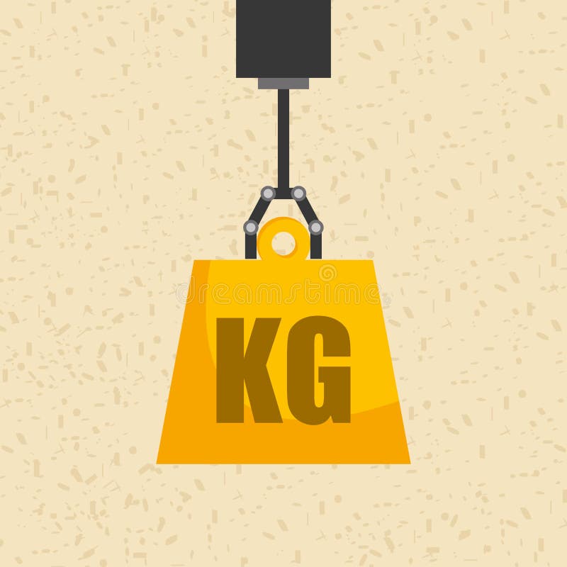 Weight measurement design stock illustration. Illustration of kilo ...