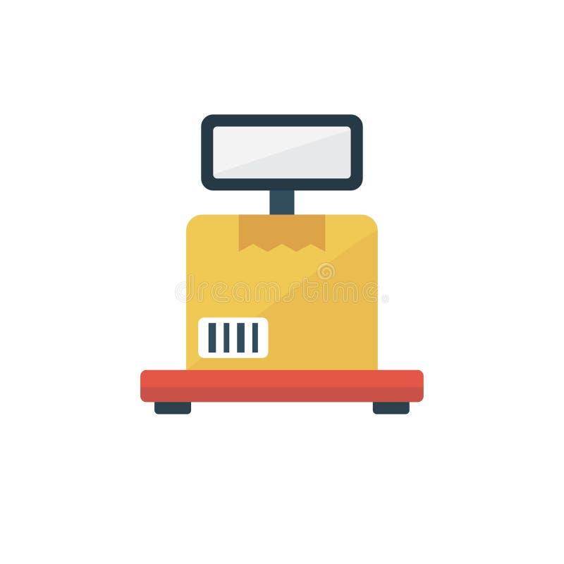 Weight Meter Vector Flat Color Icon Stock Vector - Illustration of loss ...