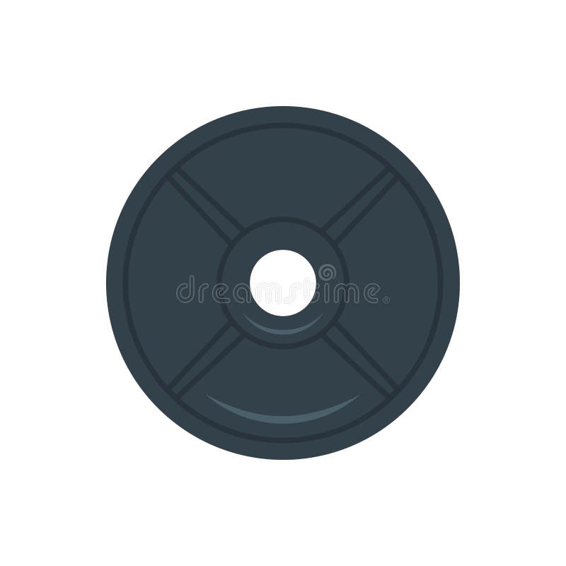Weight Plates - Vector Flat Design Illustration Stock Vector ...