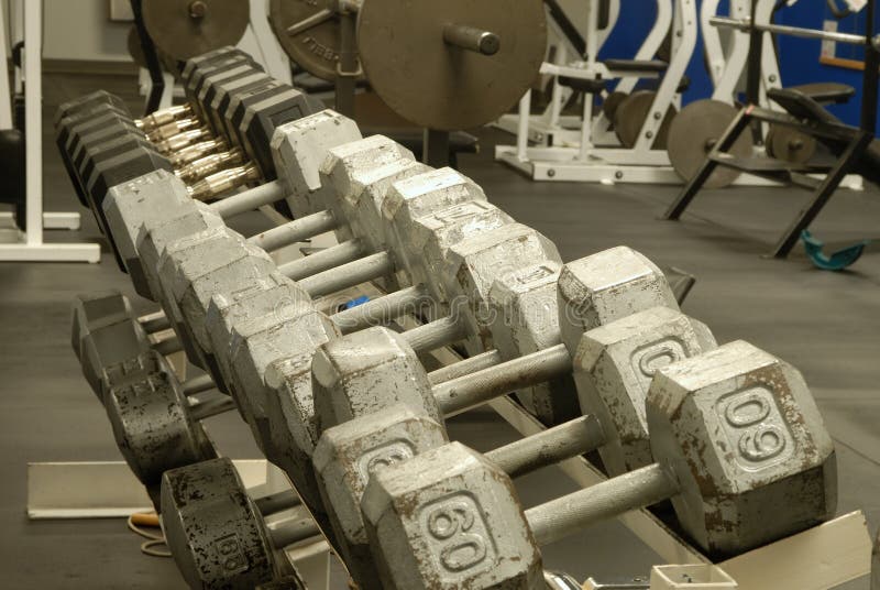 Weight Room stock image. Image of workout, iron, pumping - 6407529
