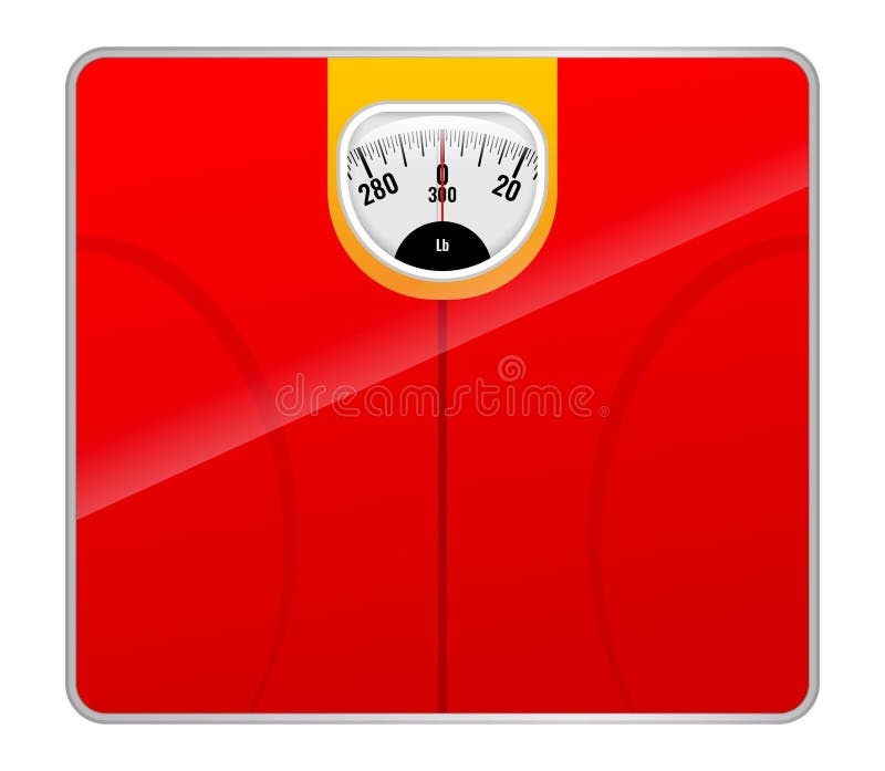 Realistic Bathroom Scale for Weighing Machine Isolated - 3d Illustrator ...