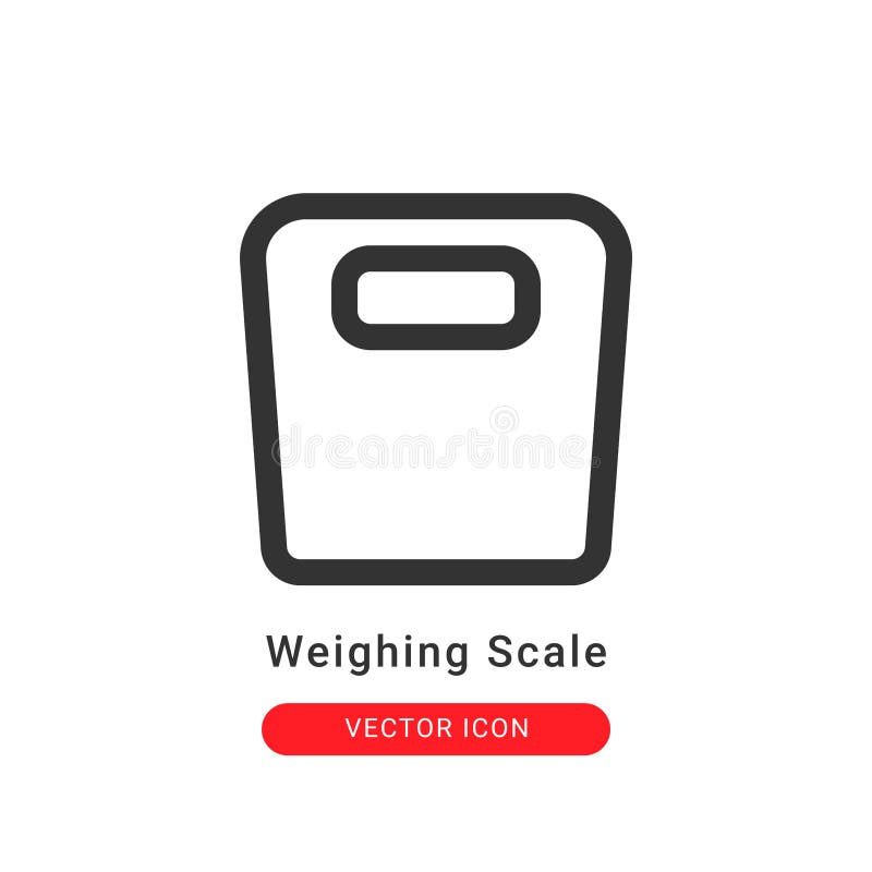 Weight Scale Icon in Outline Style. for Your Website Design and Logo ...