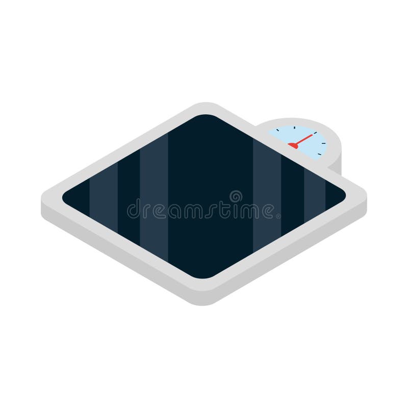Weight scale isometric stock vector. Illustration of mass - 213189780